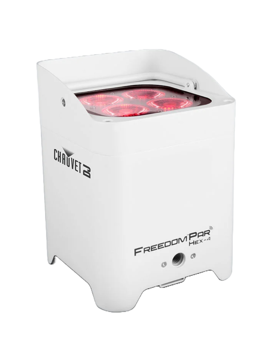 Freedom Hex 4 White | Halo Event Lighting for Hire London