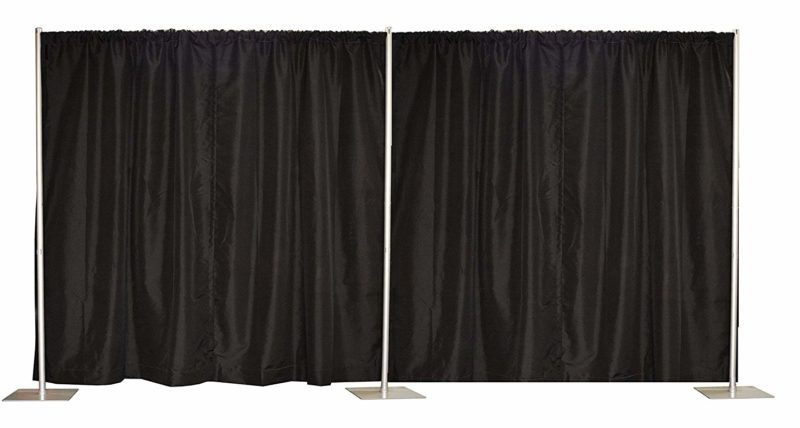 Drape Black Wool Serge 10″ x 10″|Halo London Staging hire