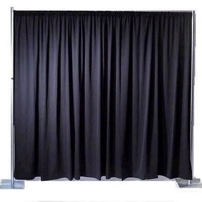 Drape Black Wool Serge 20″ x 20″| Halo London Staging Hire
